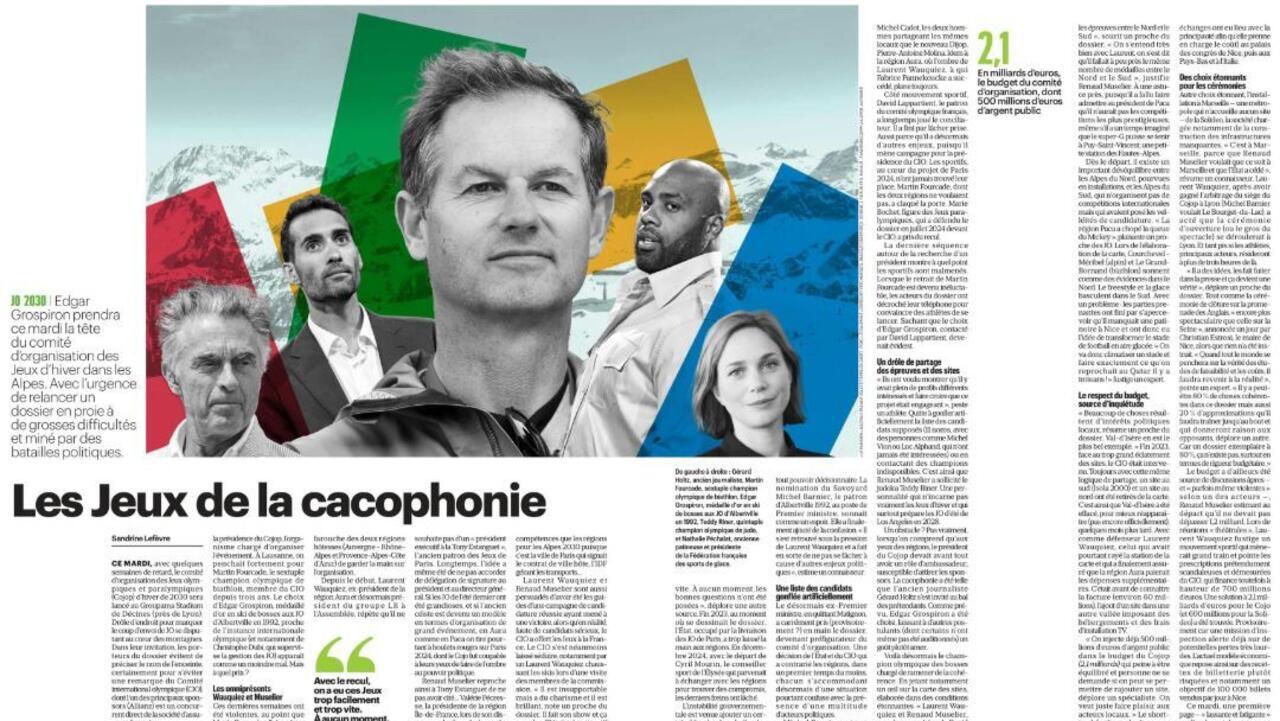 JO d'hiver 2030 : "Les Jeux de la cacophonie" - Dans la presse